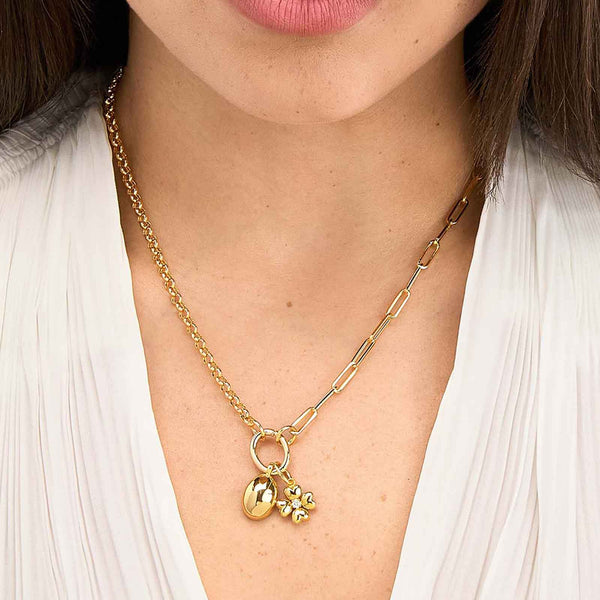 Sphere Charm with Diamond, 14K Yellow Gold – EFG Designs