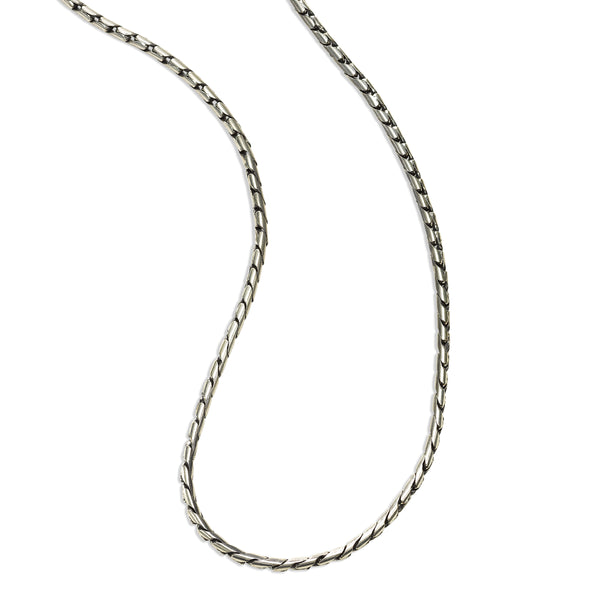 Flat Foxtail Chain, 18 Inches, Sterling Silver | Silver Jewelry Stores ...
