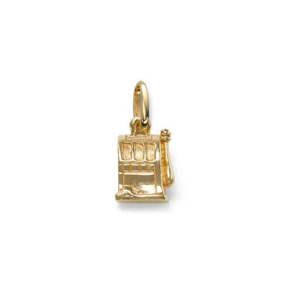Pre-Owned One Armed Bandit Charm, 14K Yellow Gold | Gold Jewelry Stores ...