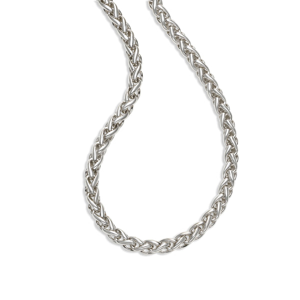 Substantial Wheat Chain, 24 Inches, Sterling Silver | Silver Jewelry ...