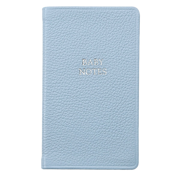 Baby Notes Pocket Journal, Light Blue Leather | Long Island Jewelers ...